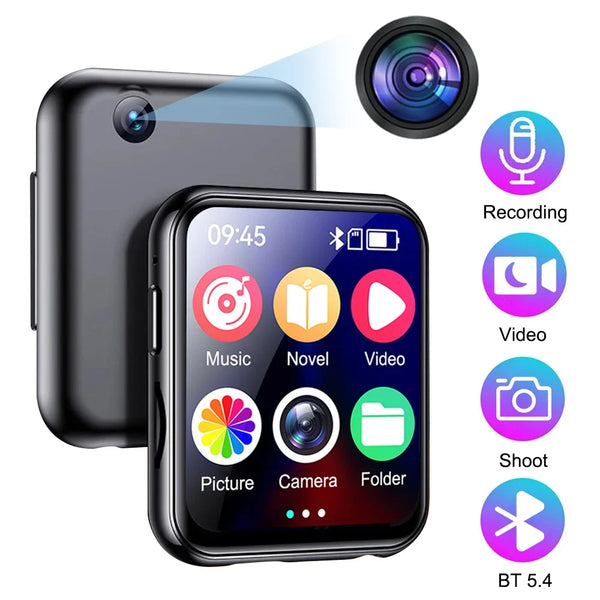 MP3 Music Player with Bluetooth 5.4 Hifi MP4 Walkman Full Touch Screen ...