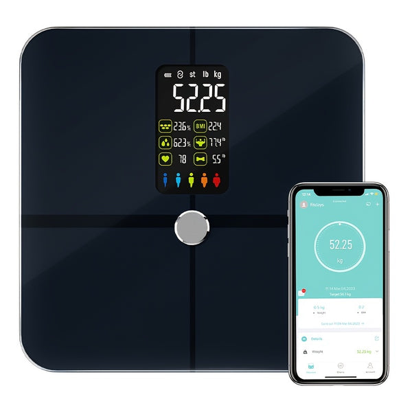 ICOMON Smart Health Scale: BMI, Body Fat & Heart Rate Monitor, Wireles ...
