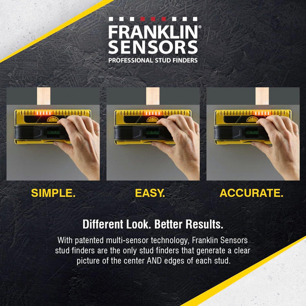 Franklin Sensors Prosensor M210 Stud Finder with 13-Sensors, Wood & Me ...