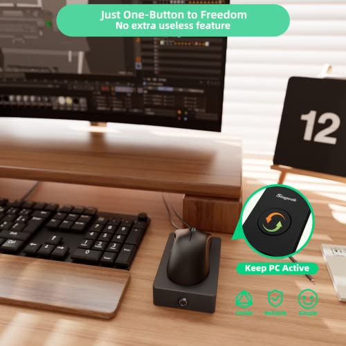 Stageek Mouse Jiggler, Mechanical 100% Undetectable by IT,Mouse Mover ...