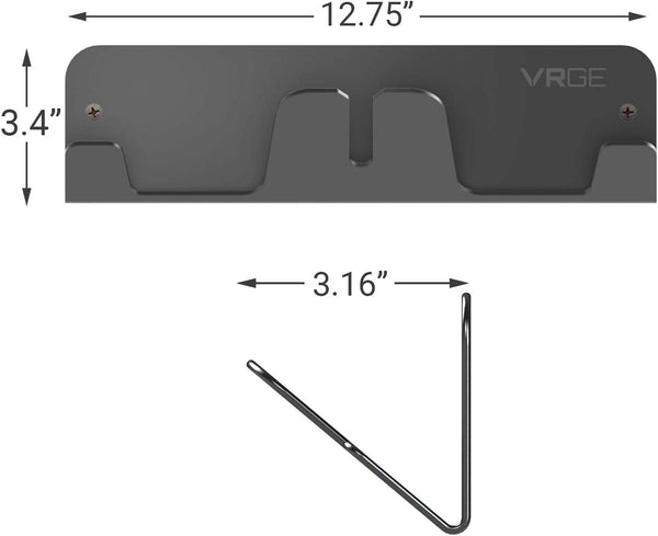 VRGE VR Wall Mount Storage Stand Hook - for Meta/Oculus Quest 2 - Rift ...